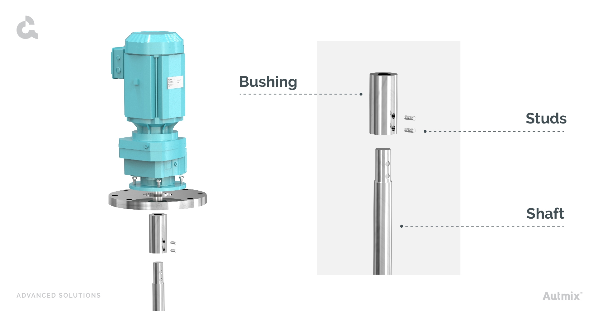 What is an industrial agitator and its components?
