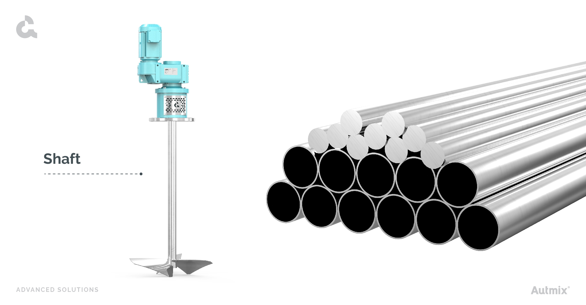 What is an industrial agitator and its components?
