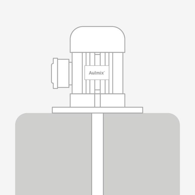 Plate mounting option for compact agitators.